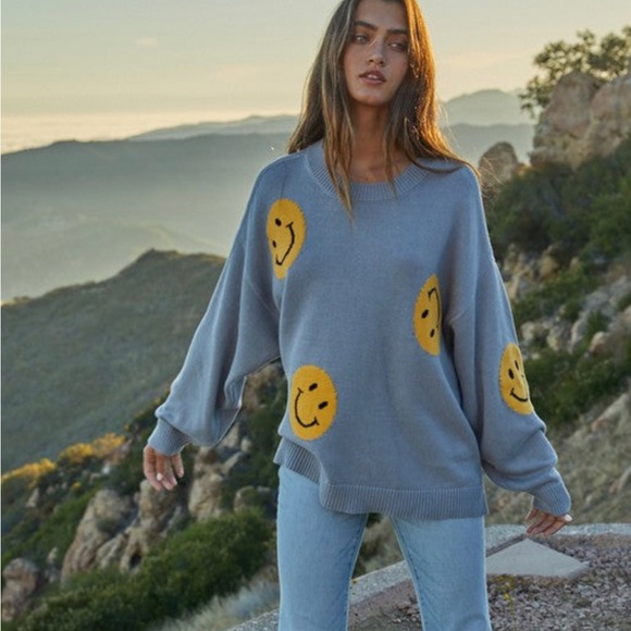 By Together | Tops | By Together Smiley Pullover | Poshmark